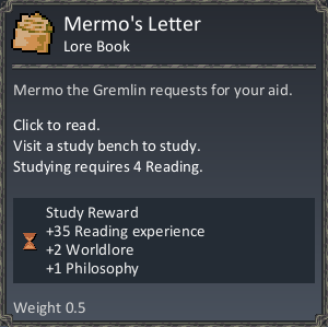 Mermo's Letter - The Doors of Trithius