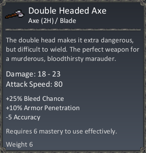 Double Headed Axe - The Doors of Trithius