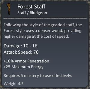 Forest Staff - The Doors of Trithius